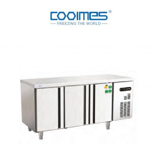 COMPTOIR FRIGO 3 PORTES- COOLMES – Cuisimat Equipement